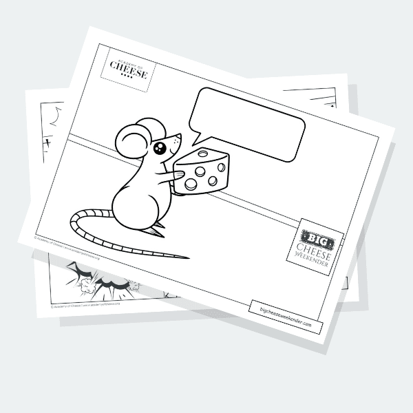 Colouring Sheets | Big Cheese Weekender